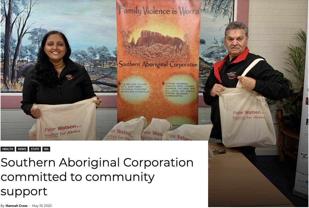 Southern Aboriginal Corporation committed to community support ...
